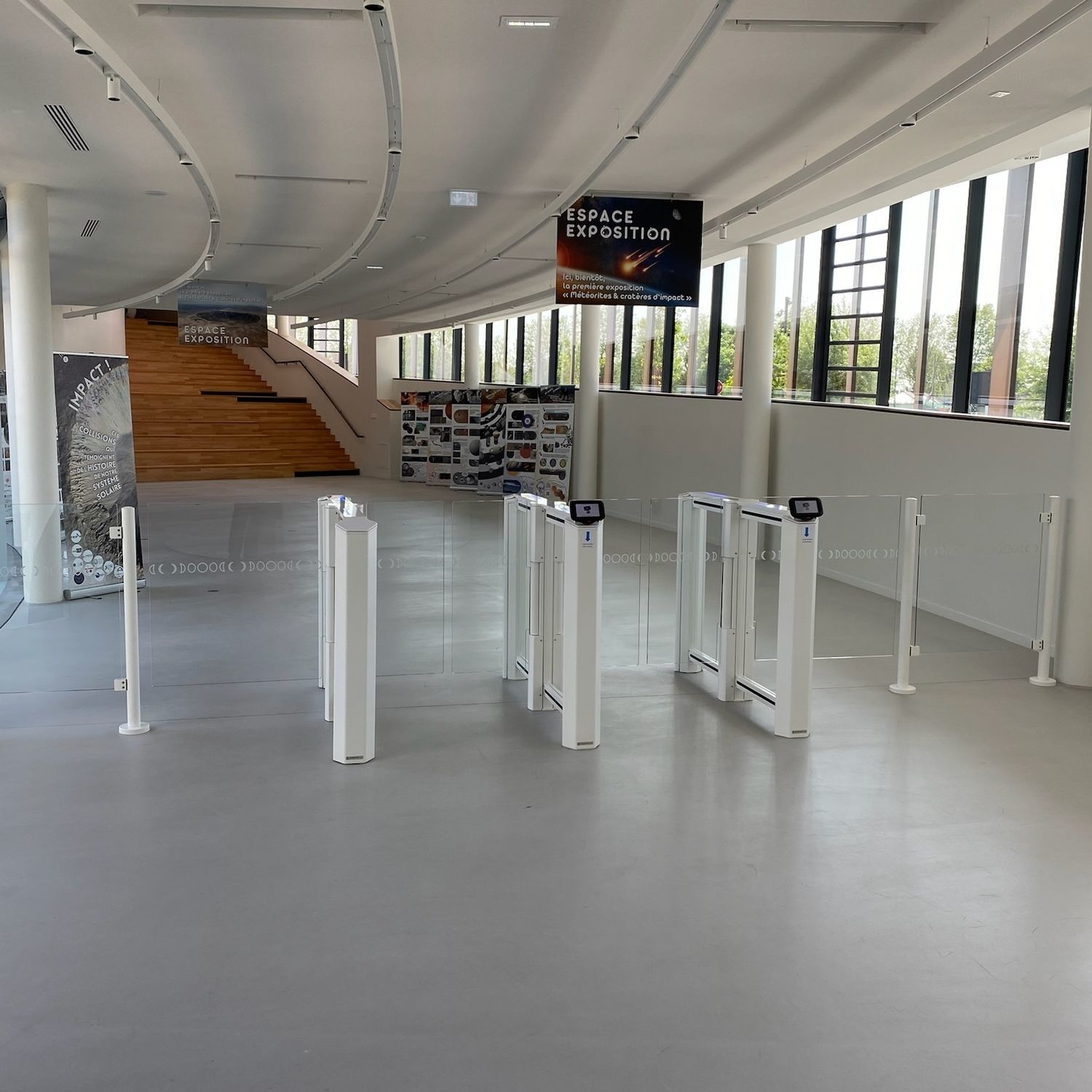 Access control speed gate - PASO-Evo type SL - Ollagnier SCA - swing ...