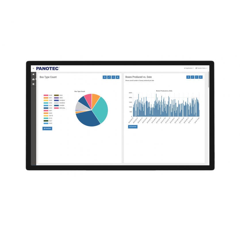 Production management software - WEB REPORT - Panotec - production ...