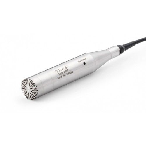 Measurement microphone - 1.1 V/Pa, min. –10 dB | 40HF - G.R.A.S. Sound ...