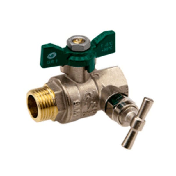 Ball valve - 550 series - SFERACO - manual / for water / male-female
