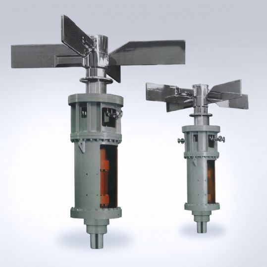 Bottom-entry mixer - Zucchetti Srl - turbine / continuous / for liquids