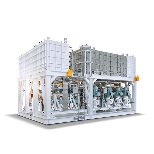 Oil batch blender - LEWA GmbH - gas / for chemicals / volumetric