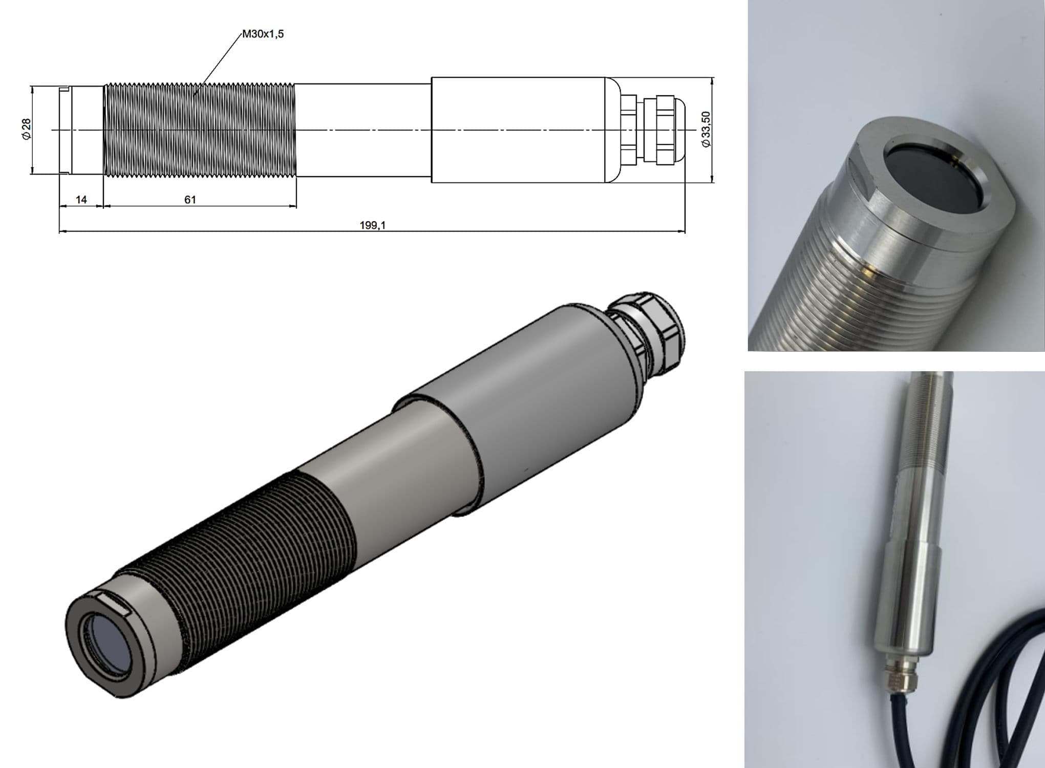 Pyrometer without display - CT09WT - HEITRONICS Infrarot Messtechnik ...