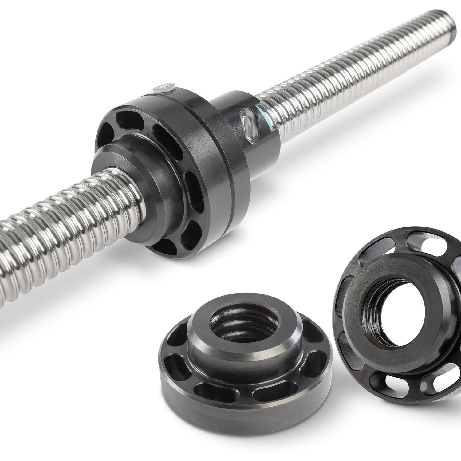 Ball screw nut - SFM - Thomson Industries, Inc. - cylindrical / metal ...
