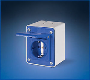 Panel-mounted electrical socket - DOMO series - SCAME PARRE S.p.A ...