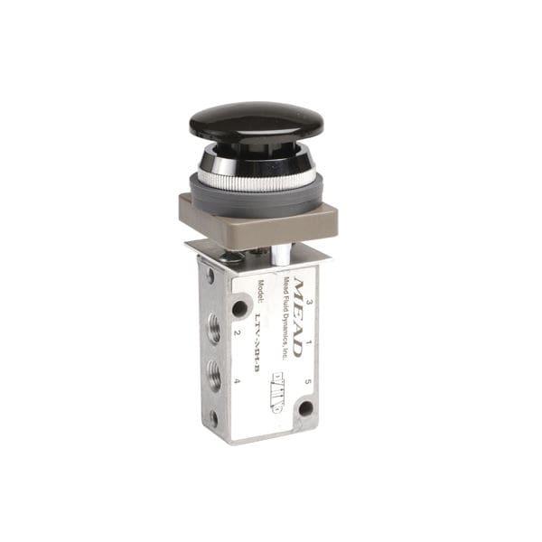 Plug valve - LTV series - Bimba - pneumatically-operated / small / aluminum