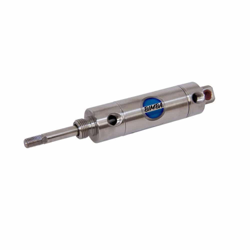Pneumatic cylinder - SS series - Bimba - with threaded rods / double ...