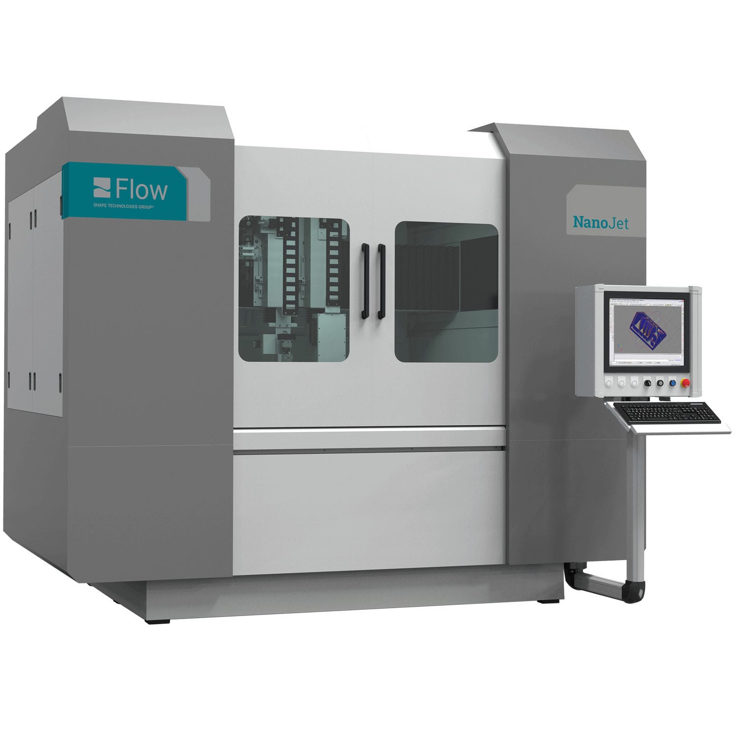 Waterjet cutting system - NanoJet - Flow Europe GmbH - Flow Waterjet ...