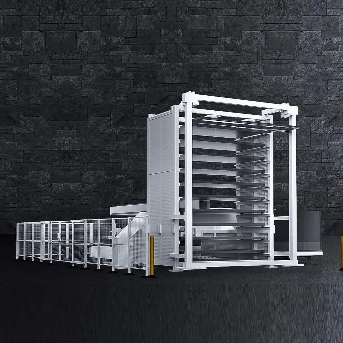 Sheet metal storage tower - iTransTower - Jinan Bodor CNC machine CO ...