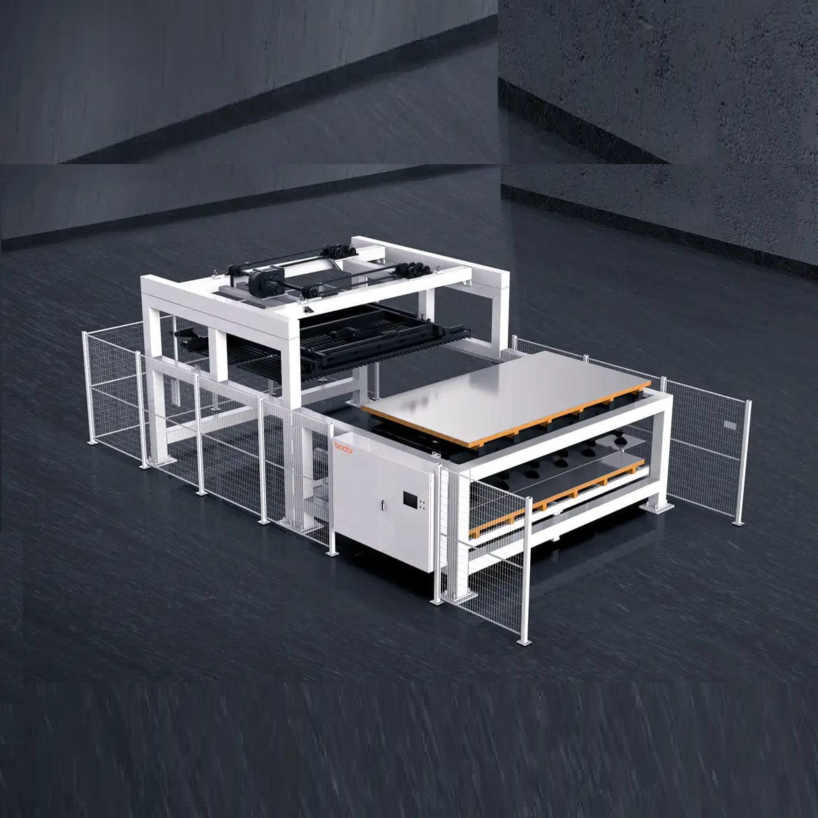 Sheet loading and unloading system - iTrans series - Jinan Bodor CNC ...