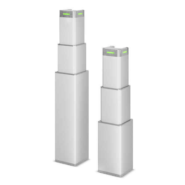 Industrial lifting column - LC3 IC - LINAK - telescopic / 3-stage ...