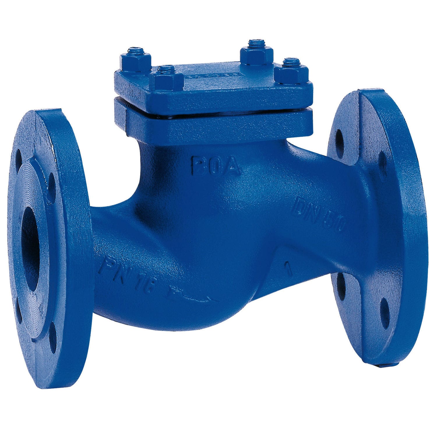 Lift check valve - BOA-R series - KSB - for water / flange / high ...