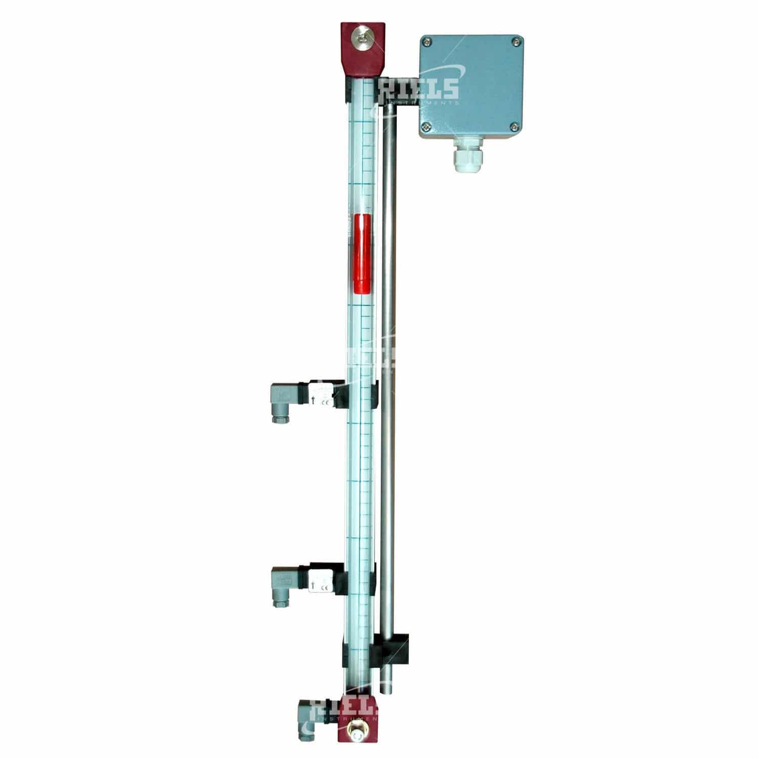 Liquid level indicator - RIL670 VisuLevel - Riels Instruments - bypass ...