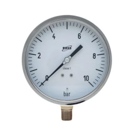 Dial pressure gauge - RIB800 series - Riels Instruments - threaded ...
