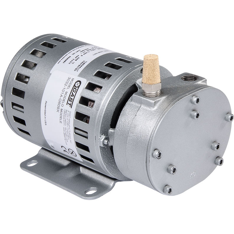 Rotary vane vacuum pump - 2032 series - GAST - oil-free / single-stage ...