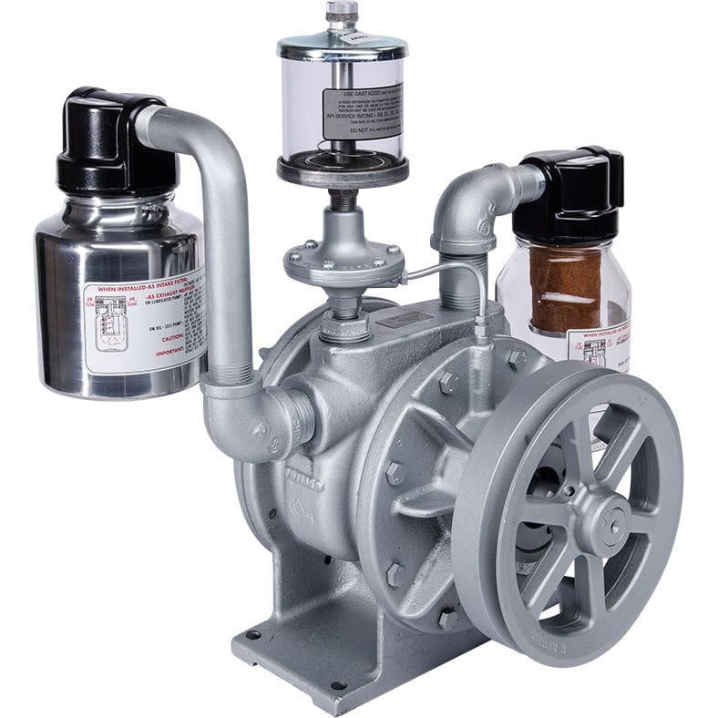 Rotary vane vacuum pump - 3040 series - GAST - lubricated / single ...