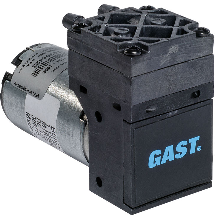 Rocking piston vacuum pump - 8R - GAST - oil-free / single-stage / for ...