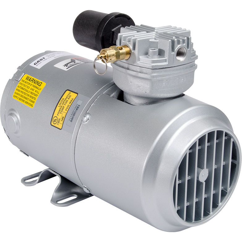 Piston compressor - 1L series - GAST - air / electrically-powered ...