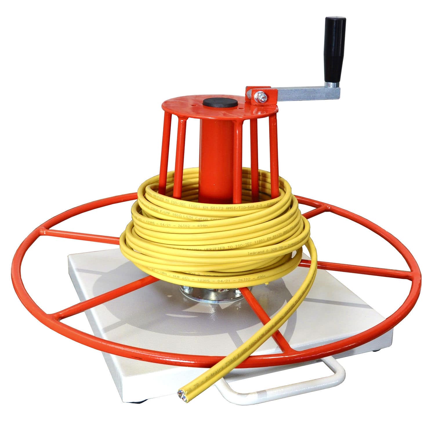 Hose reel - 0200 - CEF ENGINEERING s.r.l. - cable / manual / fixed