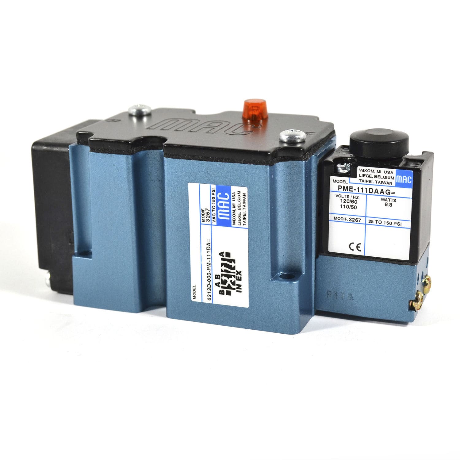 Spool pneumatic directional control valve - 6300 series - MAC Valves ...