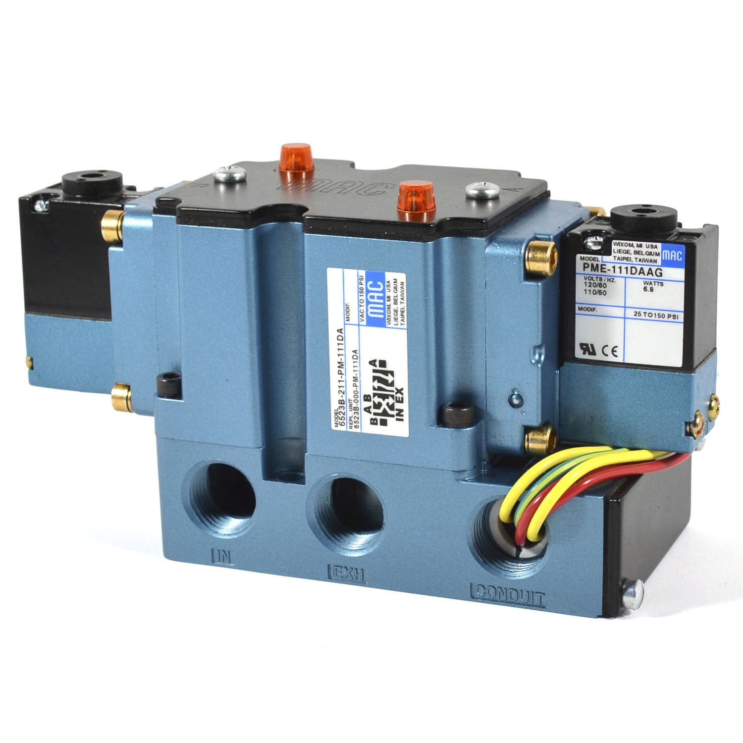 Spool pneumatic directional control valve - 6500 series - MAC Valves ...