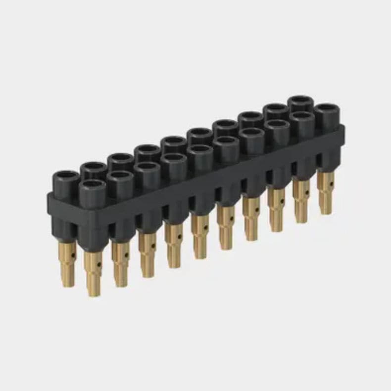Double-row pin header - BL2-6/20/A - Stäubli Electrical Connectors AG