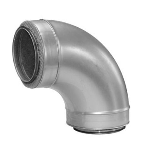 Steel pipe elbow - BUI - LINDAB - for ventilation / 90° / 30°