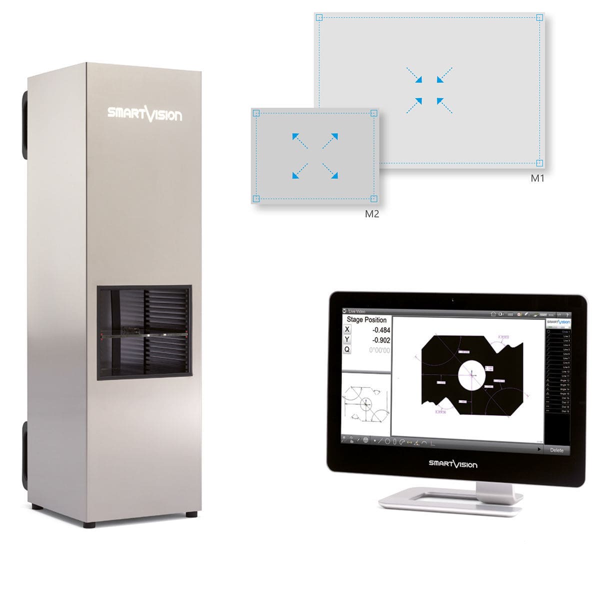 Profile measuring instrument - Smart_Projector_Double - SmartVision S.r ...