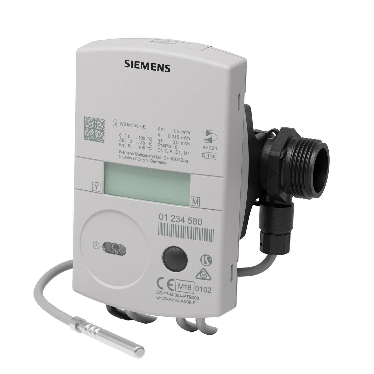 Digital heat meter - WSM506-0E - Siemens Building Technology HVAC ...