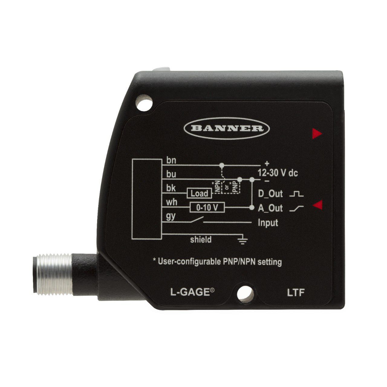 Time-of-flight laser distance sensor - LTF SERIES - BANNER ENGINEERING ...