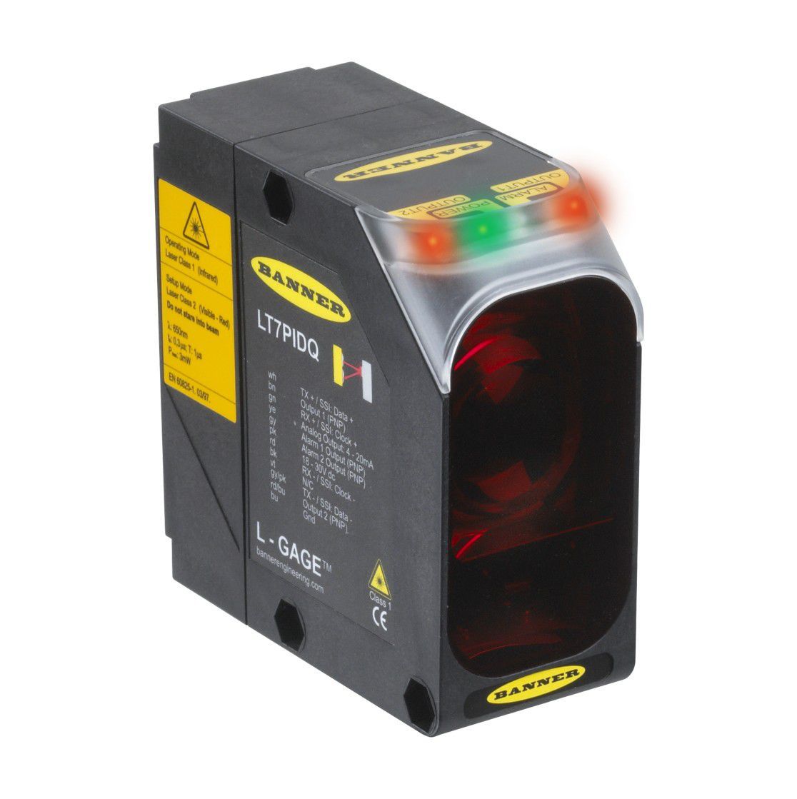 Time-of-flight laser distance sensor - LT7 SERIES - BANNER ENGINEERING ...