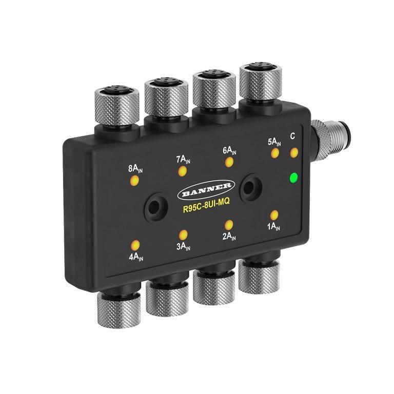 Modbus RTU I/O module - R95C - BANNER ENGINEERING CORP. - analog / 8-I ...