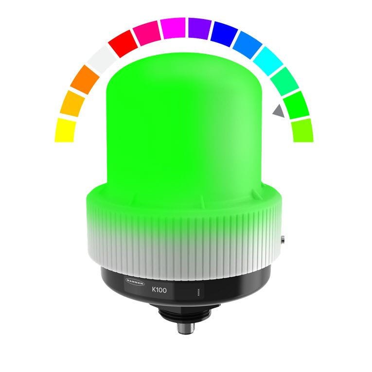 Status beacon - K100 Pro series - BANNER ENGINEERING CORP. - LED / IP66 / IP69K