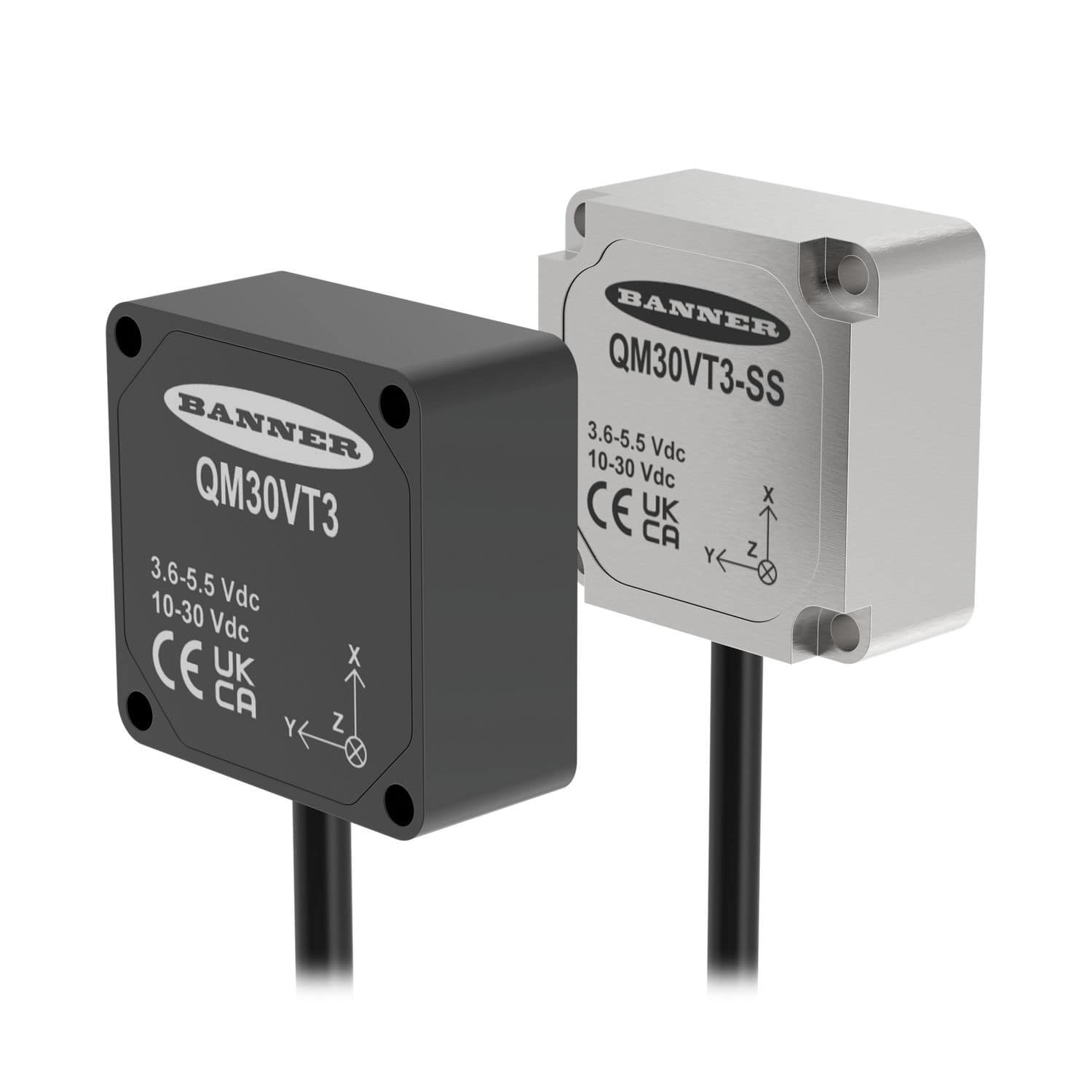 3-axis vibration sensor - QM30VT3 - BANNER ENGINEERING CORP. - compact ...