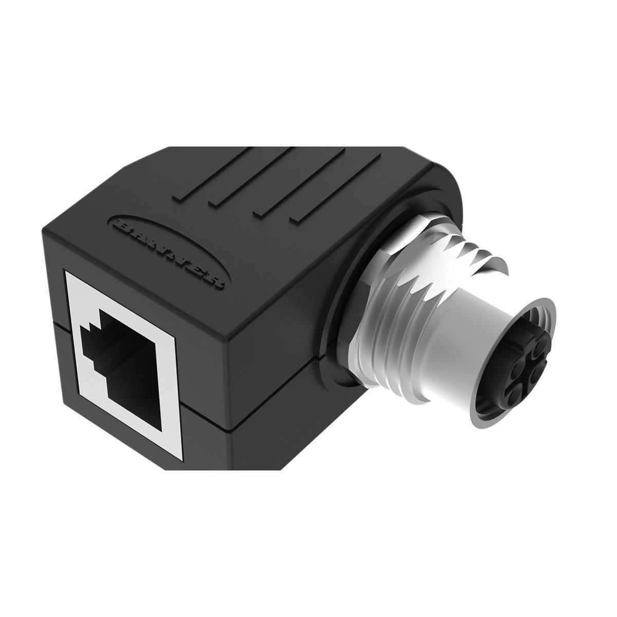 RJ45 adapter - BANNER ENGINEERING CORP. - M12-RJ45 / interface / for ...