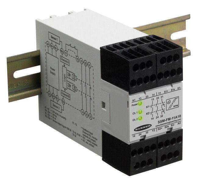 Electronic rotational speed monitor - SSM - BANNER ENGINEERING CORP.
