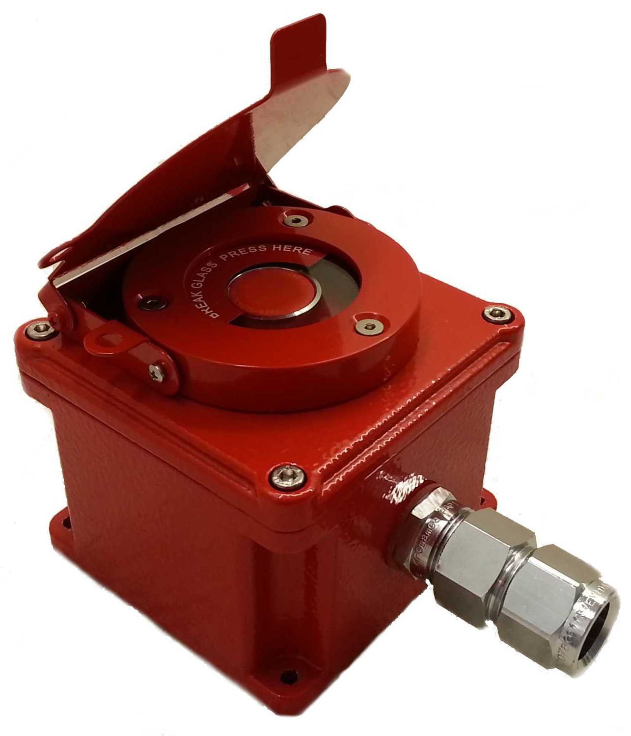 Explosion-proof manual call point - UCS A series - KROMA MEC SRL - fire ...