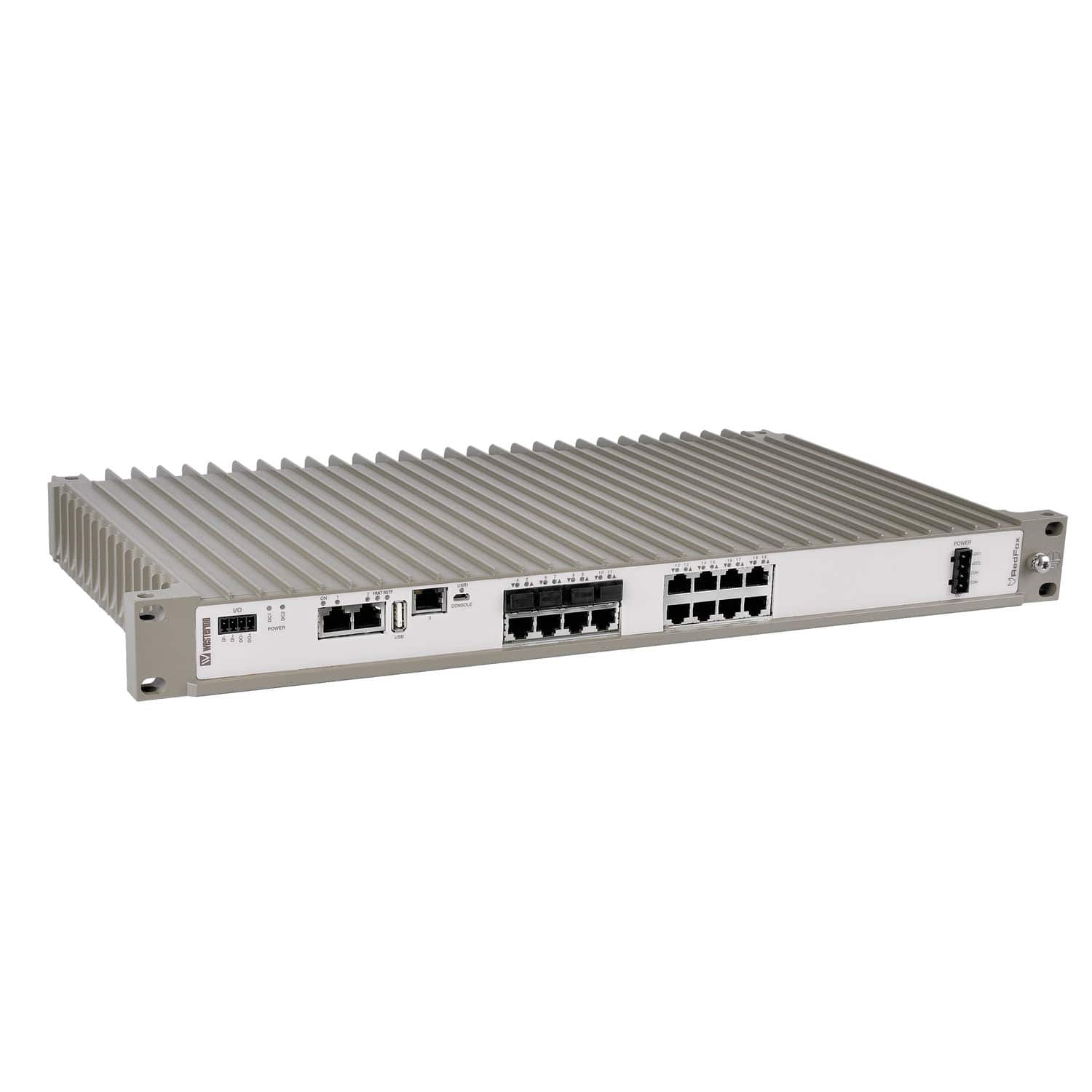 Managed network switch - RFIR-127-F4G-T7G-AC - Westermo - 22 ports ...
