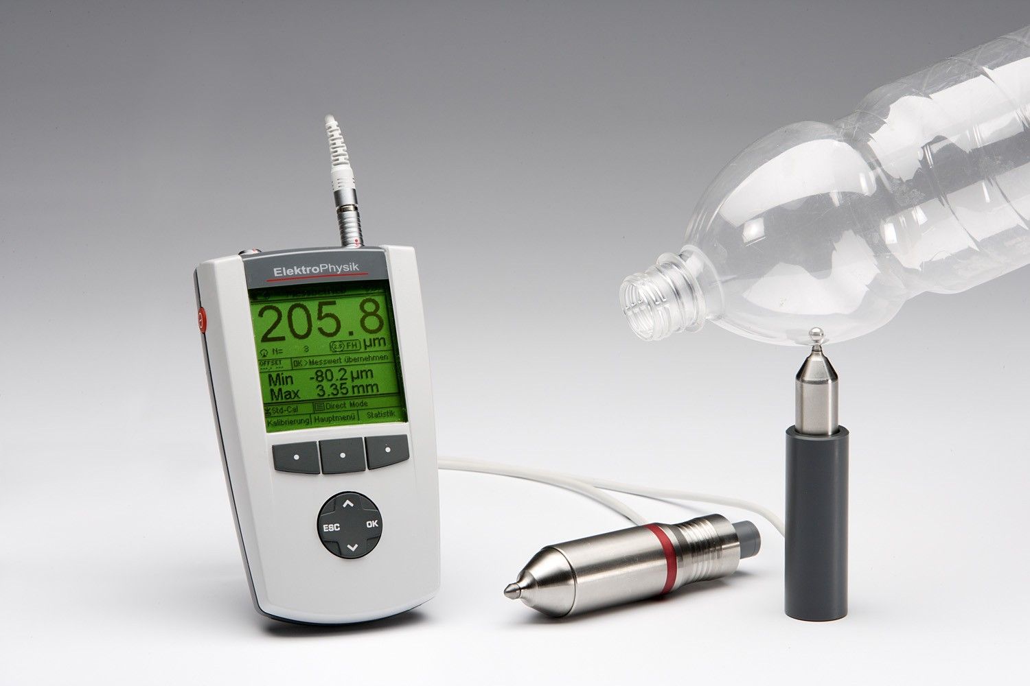 Portable thickness gauge - 0 - 24 mm | MiniTest 7400 FH/7200 FH ...