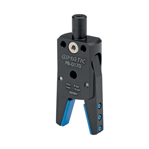 Pneumatic gripper - PB series - GIMATIC - angular / 2-jaw / for the ...