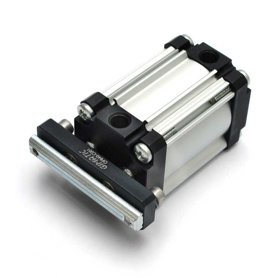 Pneumatic actuator - OFB series - GIMATIC - linear / cylinder / double-rod