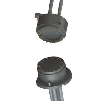 Data electrical connector - ECQC series - GIMATIC - D-sub / VGA / circular