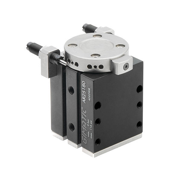 Pneumatic actuator - AR - GIMATIC - rotary / compact / positioning