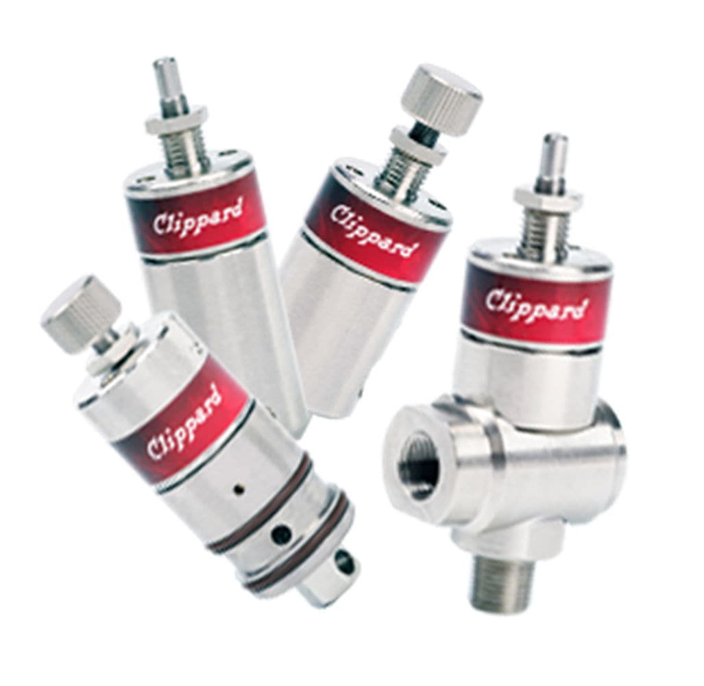 Precision pressure regulator - M-DR-2 - Clippard - for water / for gas ...