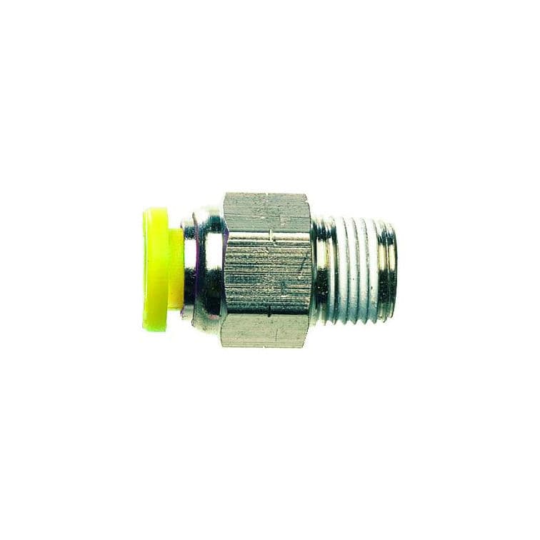 Pneumatic fitting - PQ-MC04M5-BLK - Clippard - screw-in / push-in / compact
