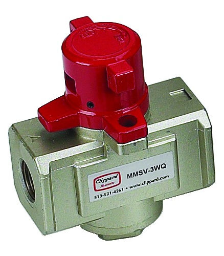 Manual valve - MMSV-3PP - Clippard - shut-off