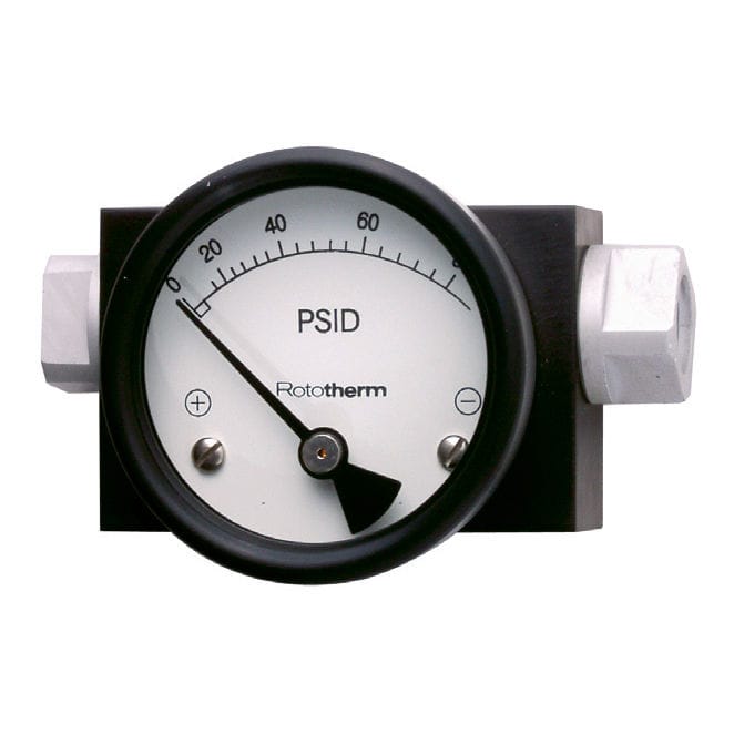 Differential pressure gauge - 200DPG - British Rototherm Co. Ltd - dial ...