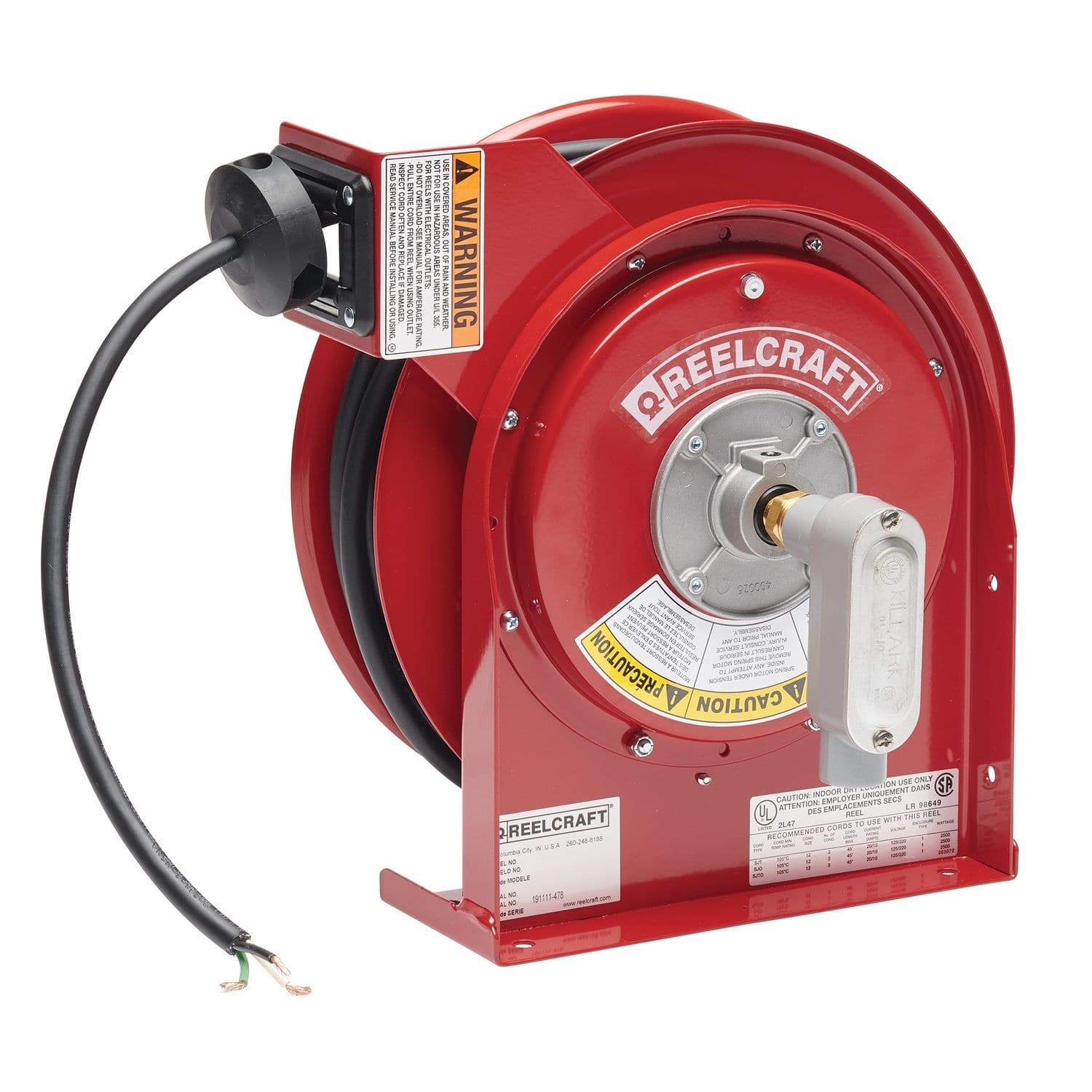 Cable reel - L 4050 163 X - Reelcraft Industries, Inc. - self ...