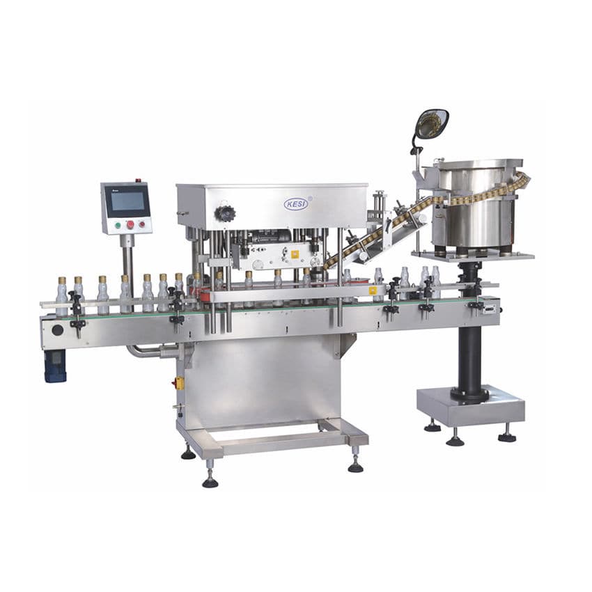 Linear capping machine - ZYG150 - Shanghai Ke Si Packing Machinery Co.,Ltd. - automatic / for ...