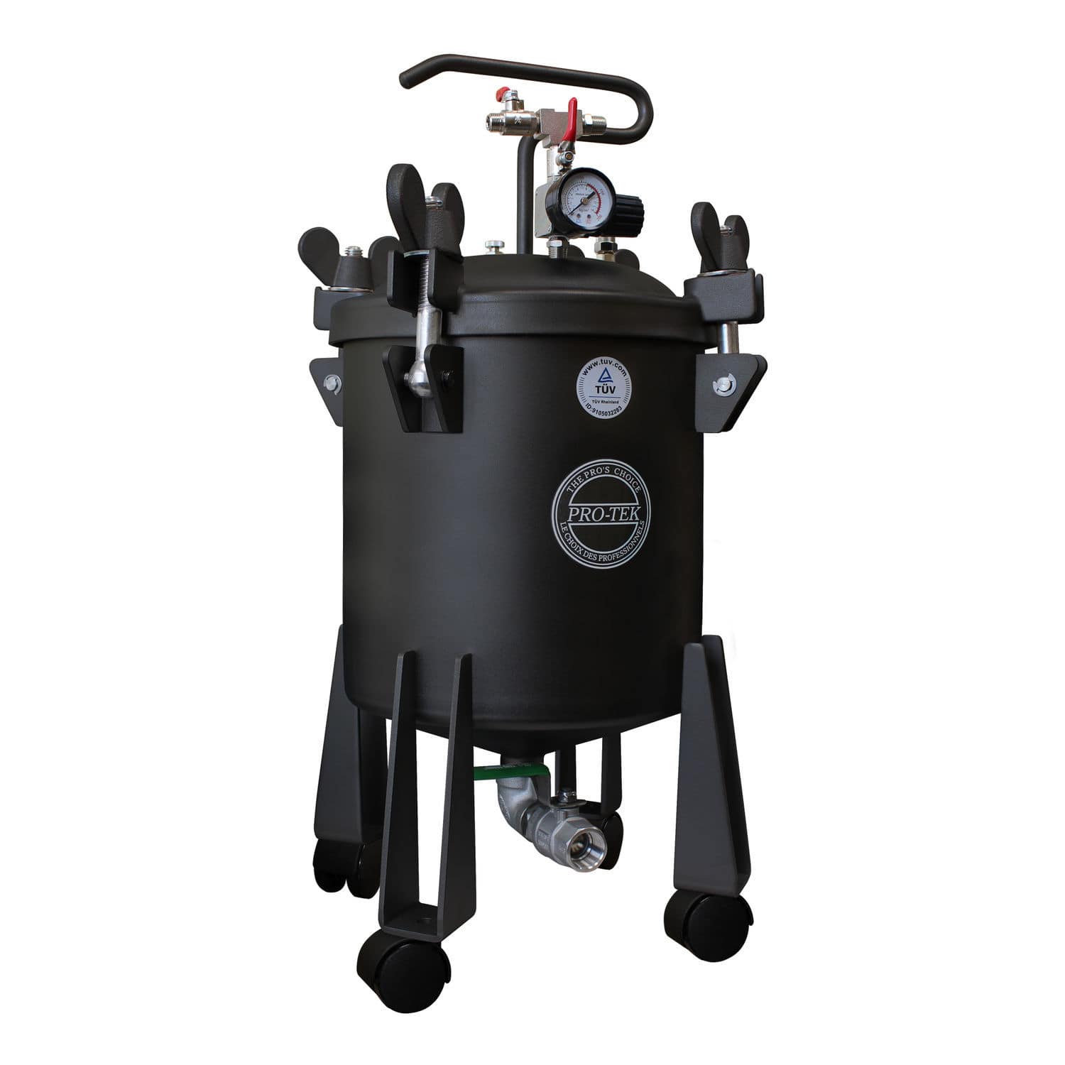 Paint tank - 7545FG - Pro-Tek - steel / pressure / with agitator